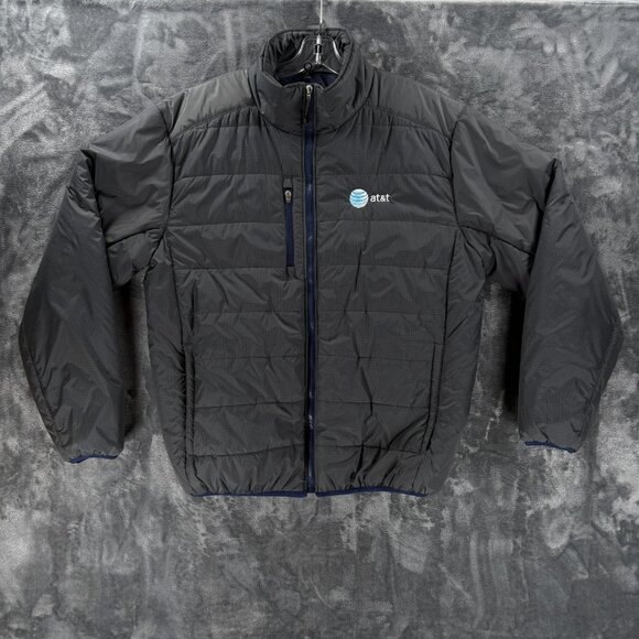 at&t | Jackets & Coats | Att Branded Winter Coat Bomber Jacket Men L ...
